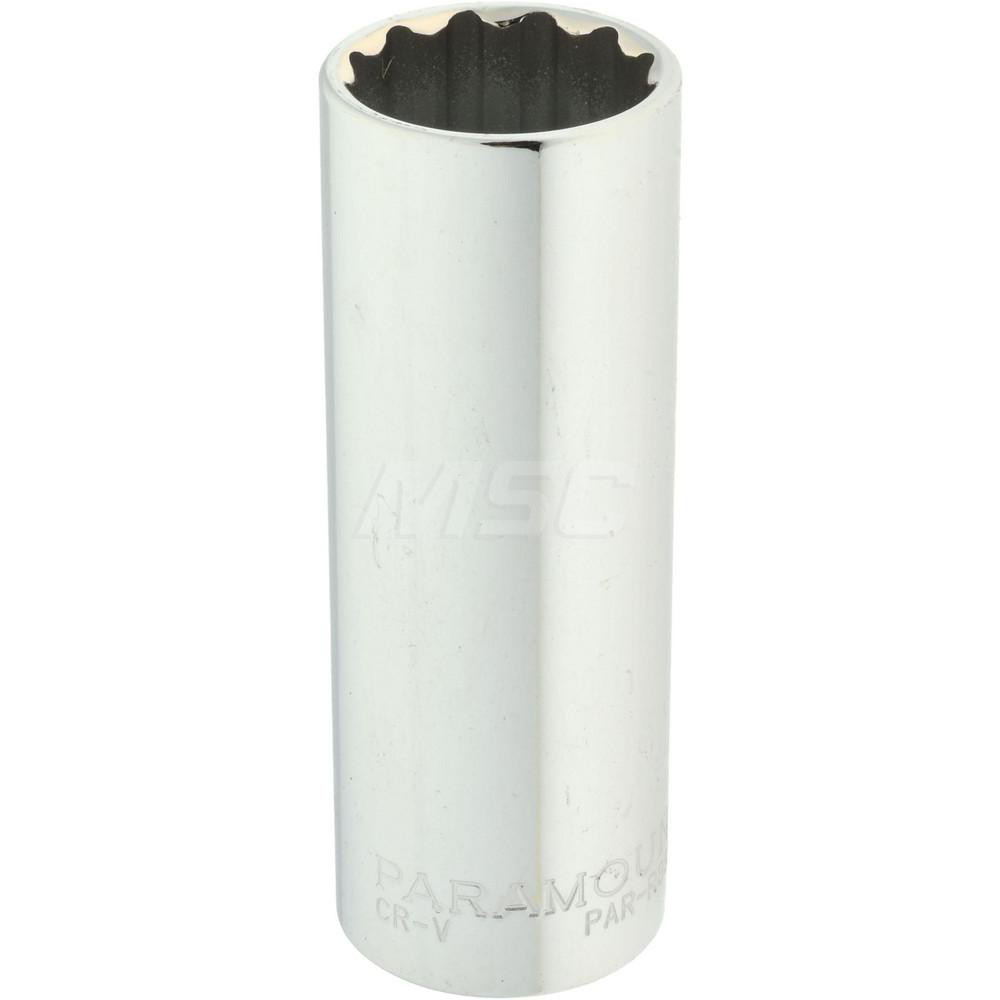 Paramount - Deep Hand Socket: 1/2" Drive, 13/16" Socket, 12-Point | MSC ...