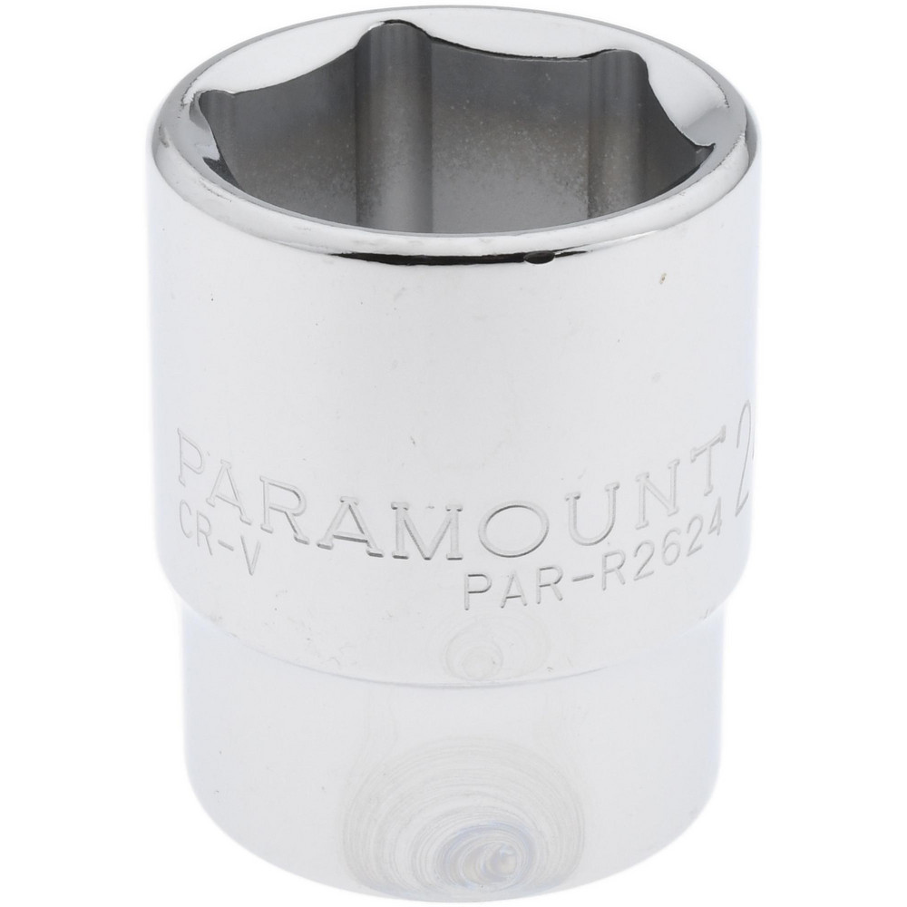 Paramount - Standard Hand Socket: 1/2" Drive, 24 mm Socket, 6-Point ...