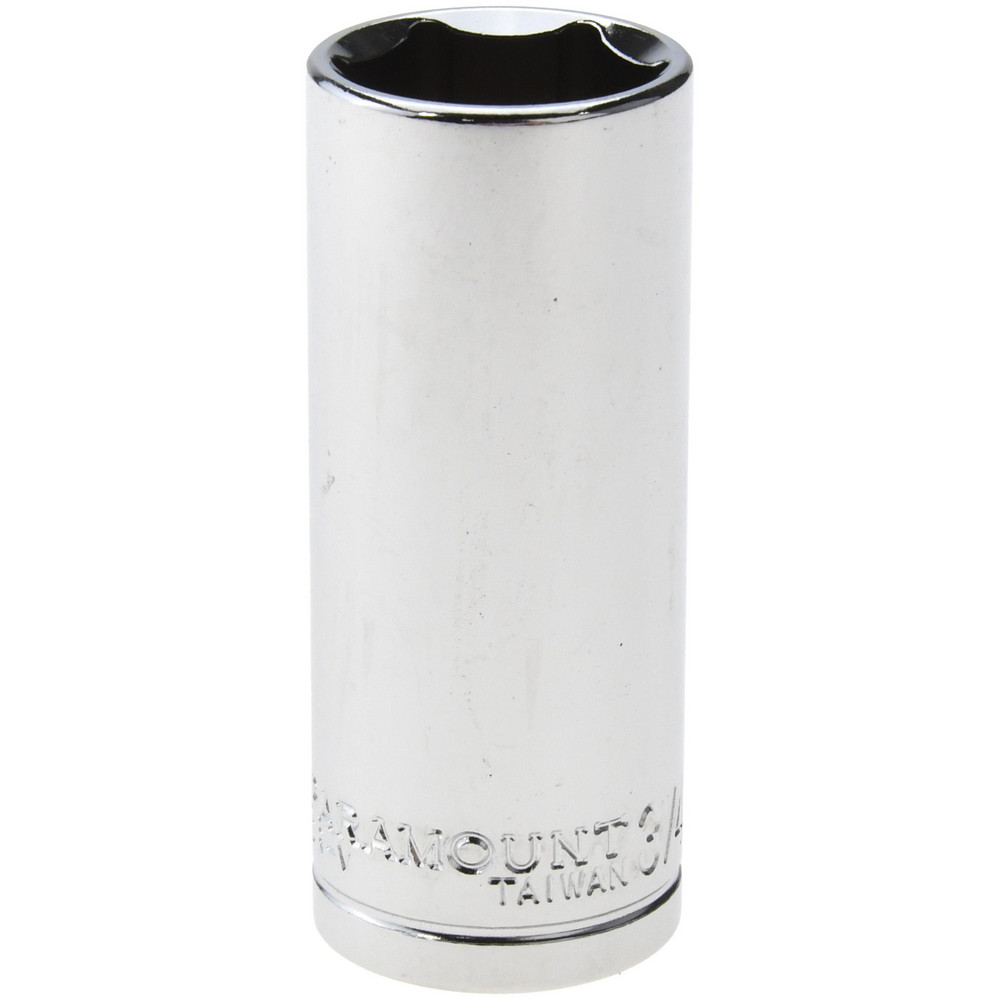Paramount - Deep Hand Socket: 3/8" Drive, 3/4" Socket, 6-Point | MSC Direct