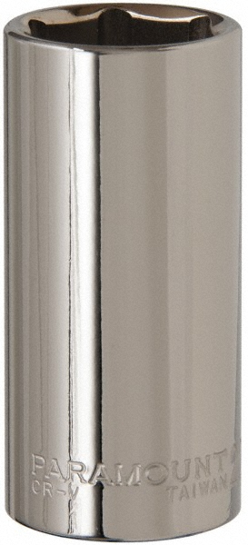 Paramount - Deep Hand Socket: 3/8" Drive, 22.00 mm Socket, 6-Point ...