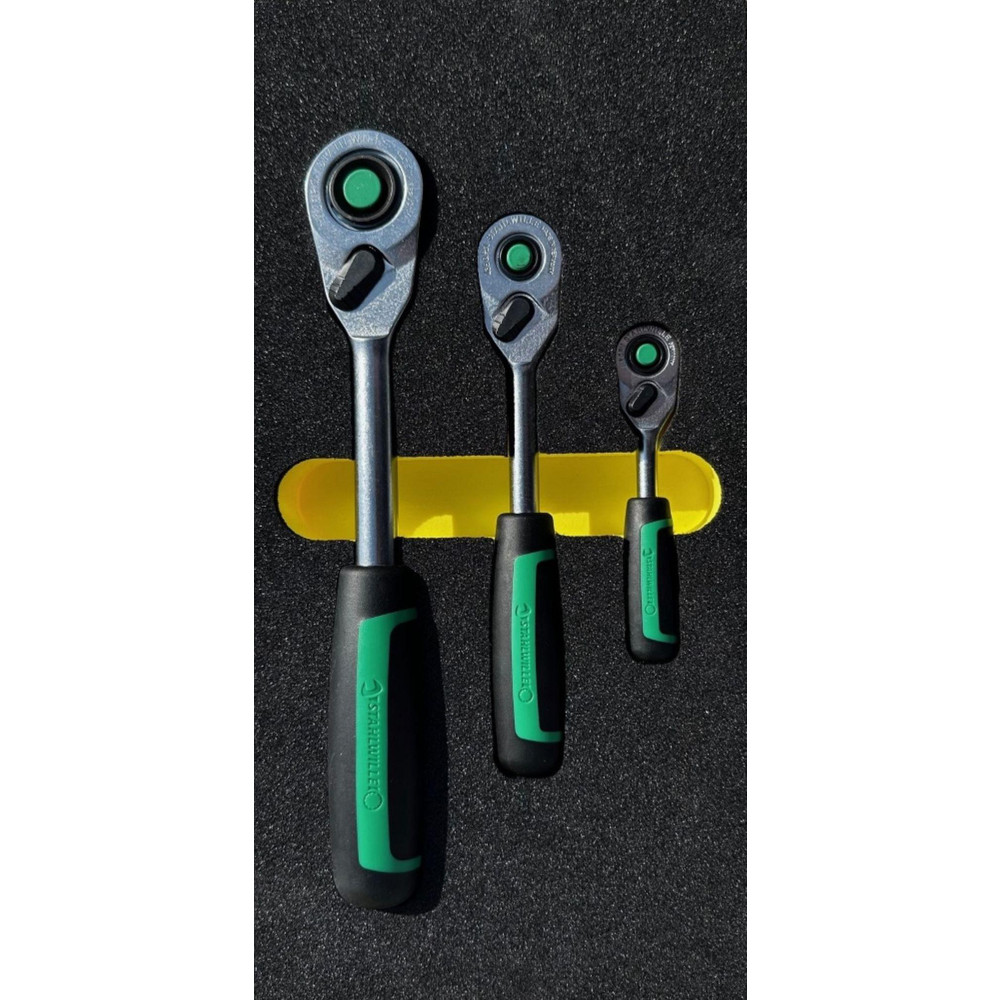 Stahlwille - Ratchet Sets: Drive Size (Inch): 1/2, 1/4, 3/8; Overall ...
