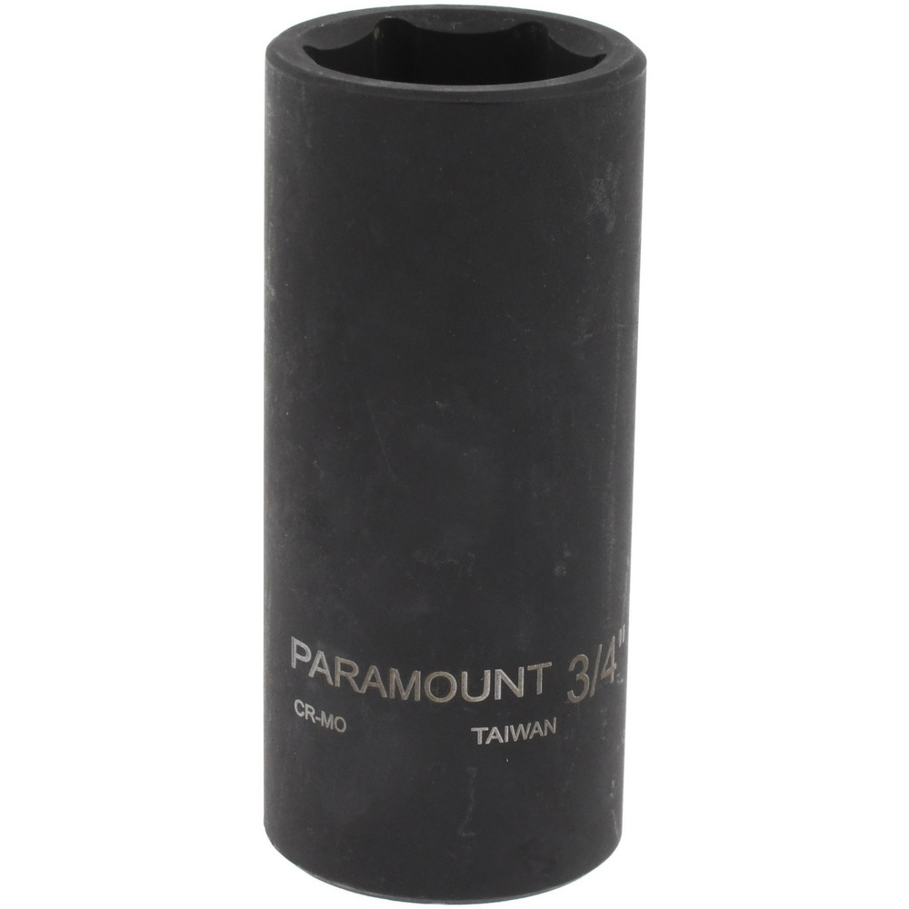 Paramount - Impact Socket: 3/8" Drive, 3/4" Socket, Hex Drive | MSC Direct