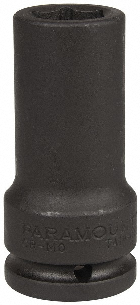 Paramount - Impact Socket: 3/4" Drive, 22 mm Socket, Hex Drive | MSC Direct