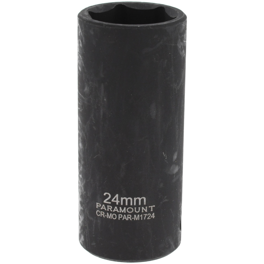Paramount - Impact Socket: 1/2" Drive, 24 mm Socket, Hex Drive | MSC Direct