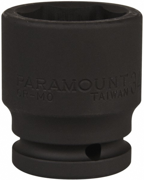 Paramount - Impact Socket: 3/4" Drive, 34 mm Socket, Hex Drive | MSC Direct