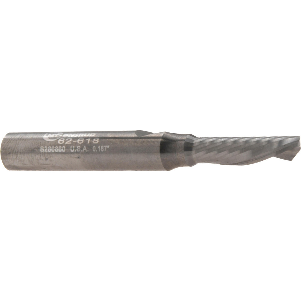 Onsrud - Spiral Router Bit: 3/16" Dia, 5/8" LOC, 1/4" Shank Dia, 1 ...