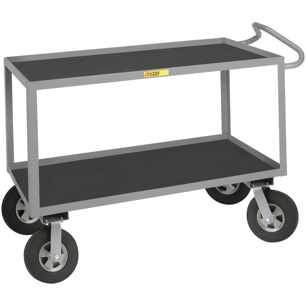 Little Giant® - Ergonomic Handle Instrument Utility Cart: 42" Long, 24 ...