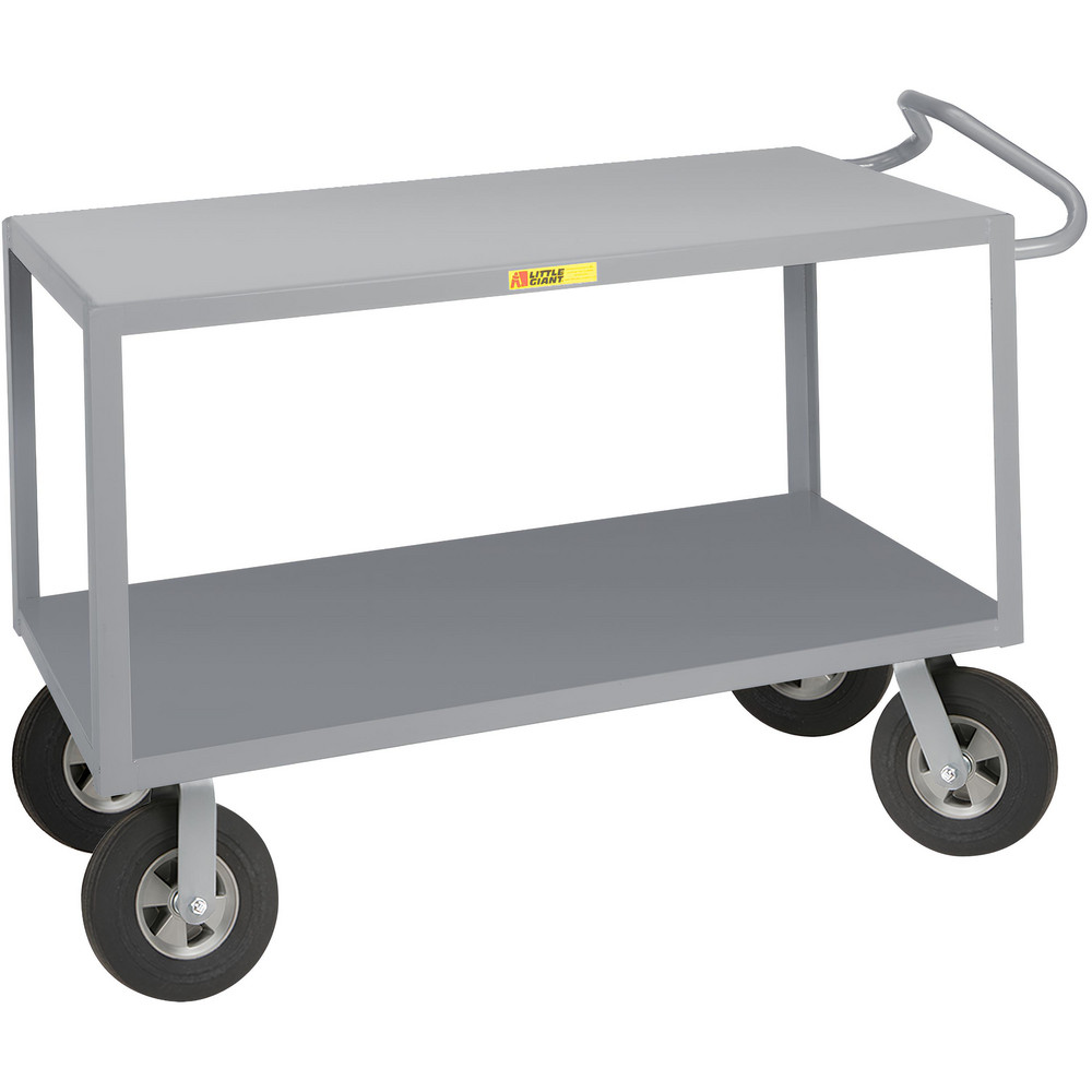 Little Giant® - Ergonomic Handle Instrument Utility Cart: 42" Long, 24 ...