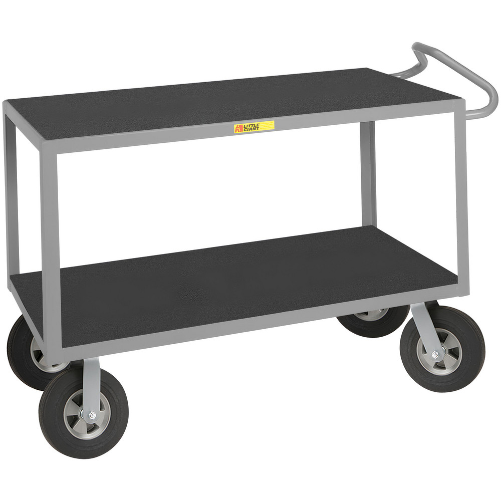 Little Giant® - Ergonomic Handle Instrument Utility Cart: 54" Long, 30 ...