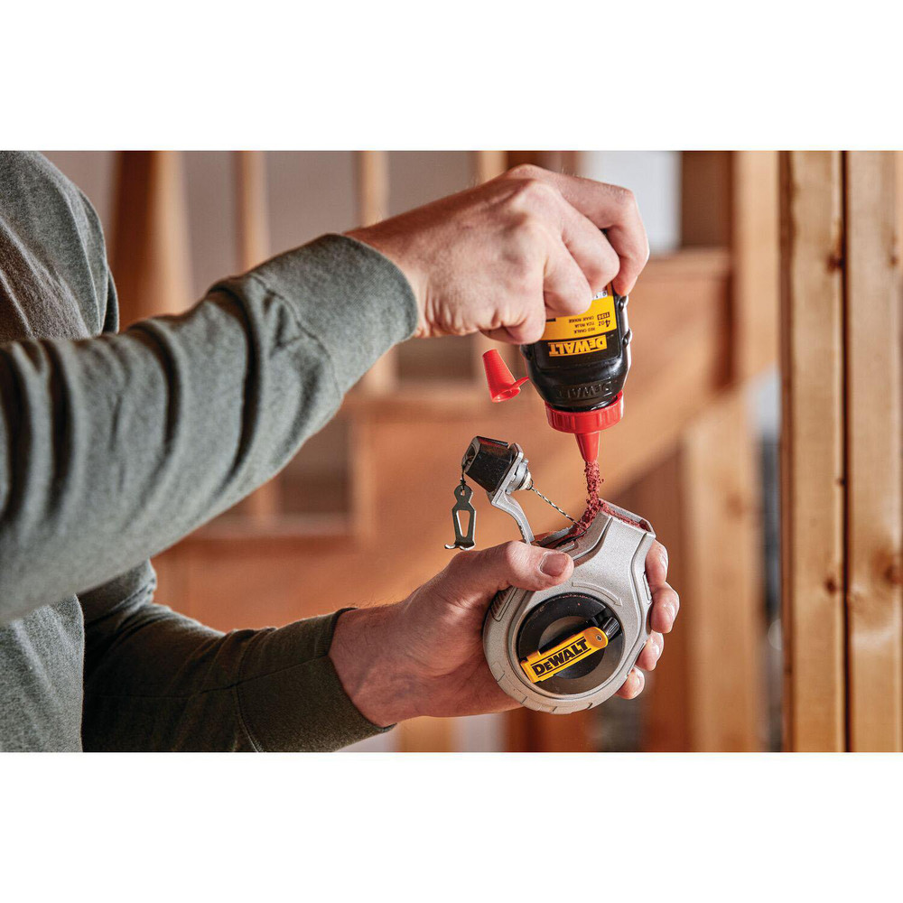 DeWALT - Chalk Line Reels: Type: Compact; Line Length: 100 ft; Chalk ...