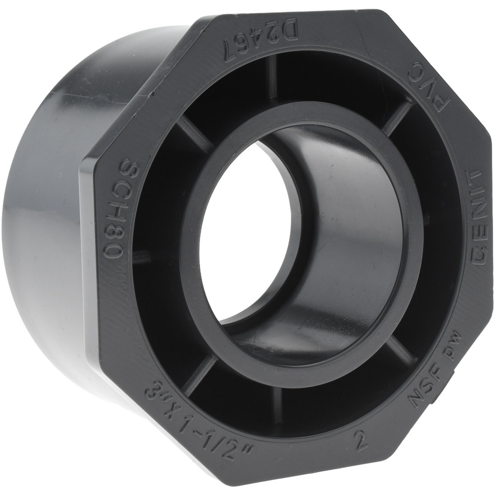 PRO-SOURCE - 3 x 1-1/2" PVC Plastic Pipe Reducer Bushing | MSC Direct