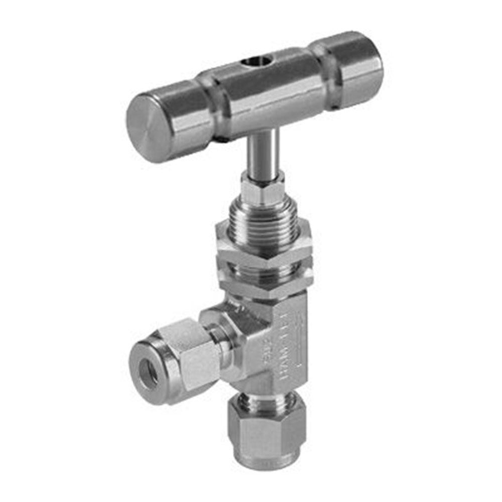 Ham-Let - Needle Valve: T-Handle, Angled, 3/8" Pipe, Compression x ...