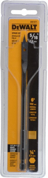 DeWALT - 5/16", 1/4" Straight Shank, Bright Finish, High Speed Steel ...