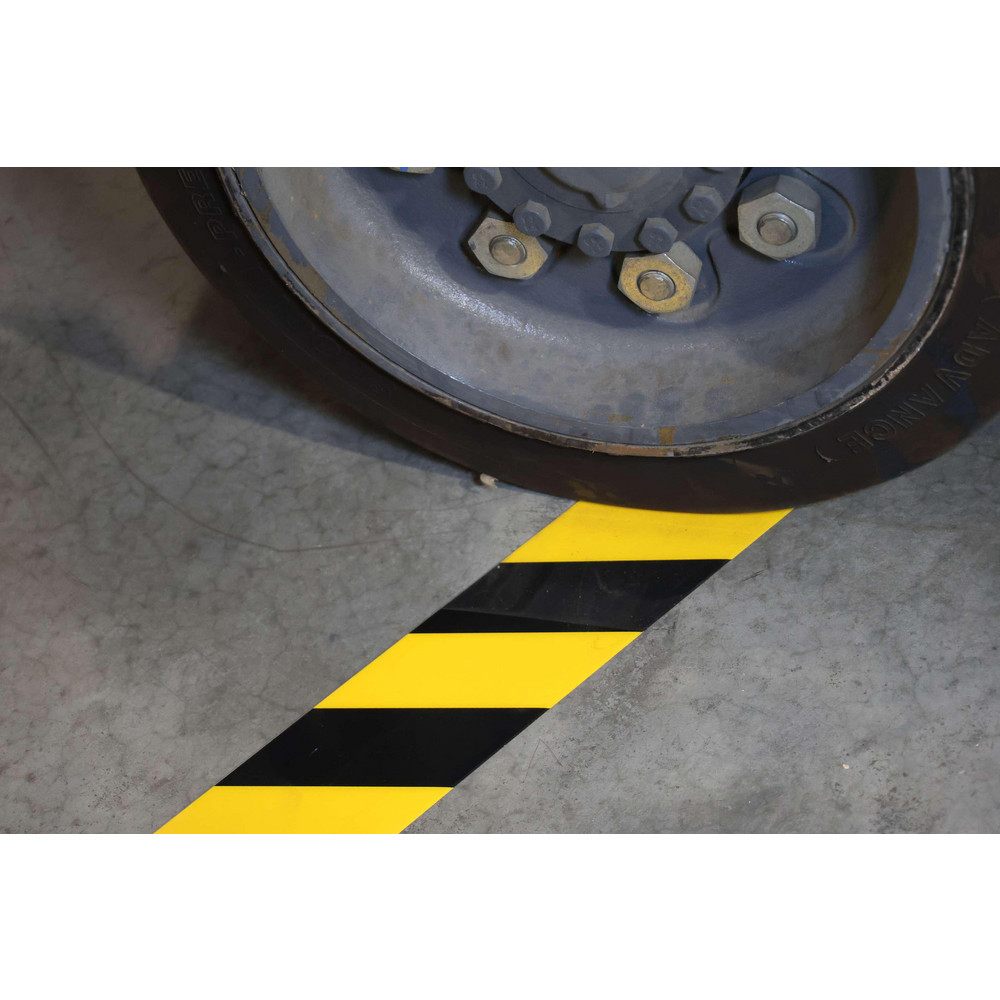 Mighty Line - Floor & Aisle Marking Tape: 4" Wide, 100' Long, PVC | MSC ...