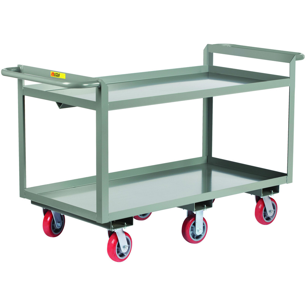 Little Giant® - Double Handled Heavy-Duty Shelf Utility Cart: 47" Long ...