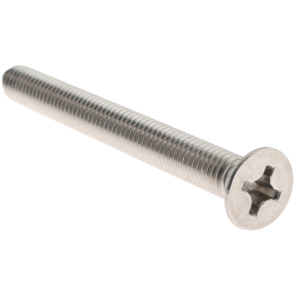 Value Collection - Machine Screw: M6x1, 60.00 mm Overall Length, Flat ...