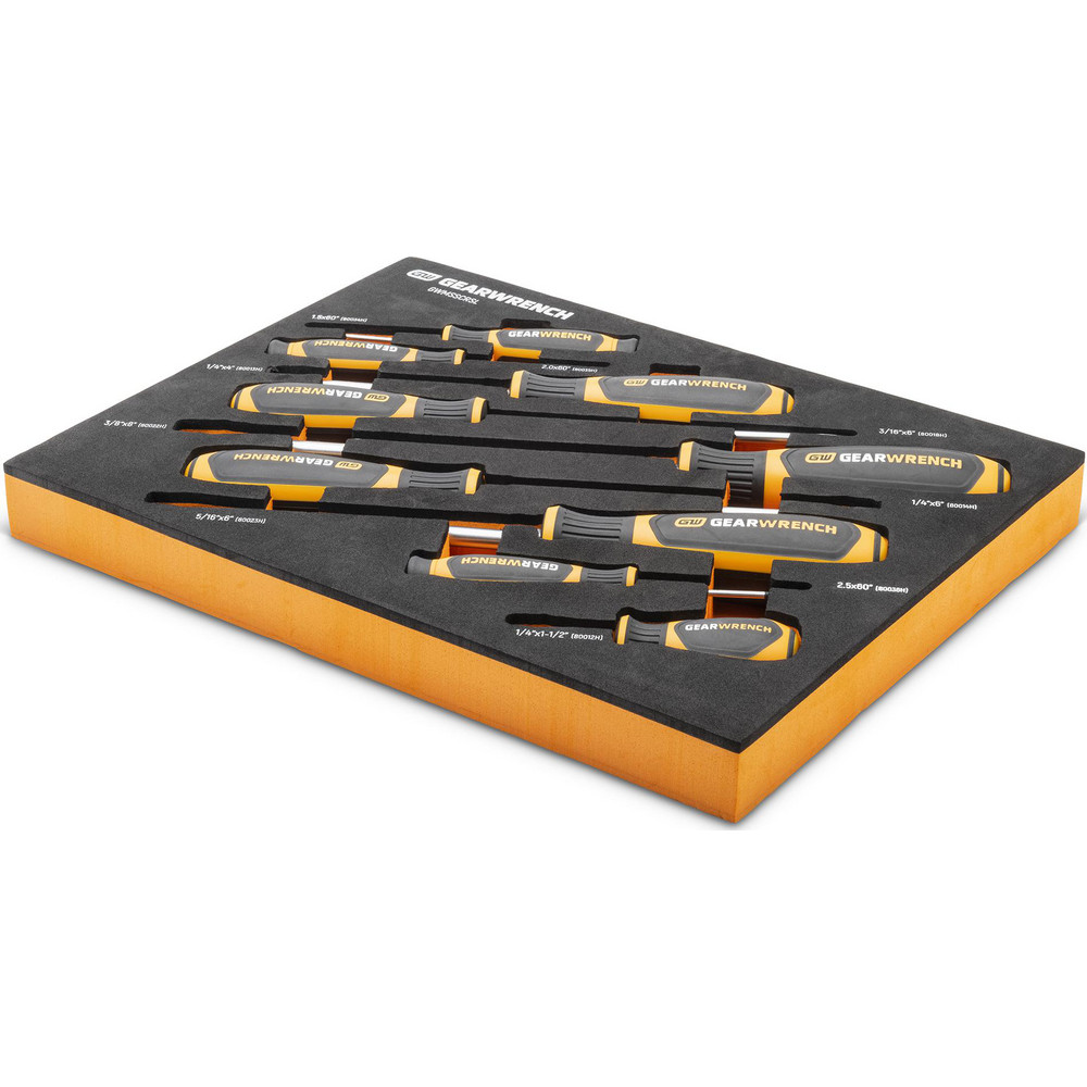 GEARWRENCH - Screwdriver Sets: Screwdriver Types Included: 1/4 In ...