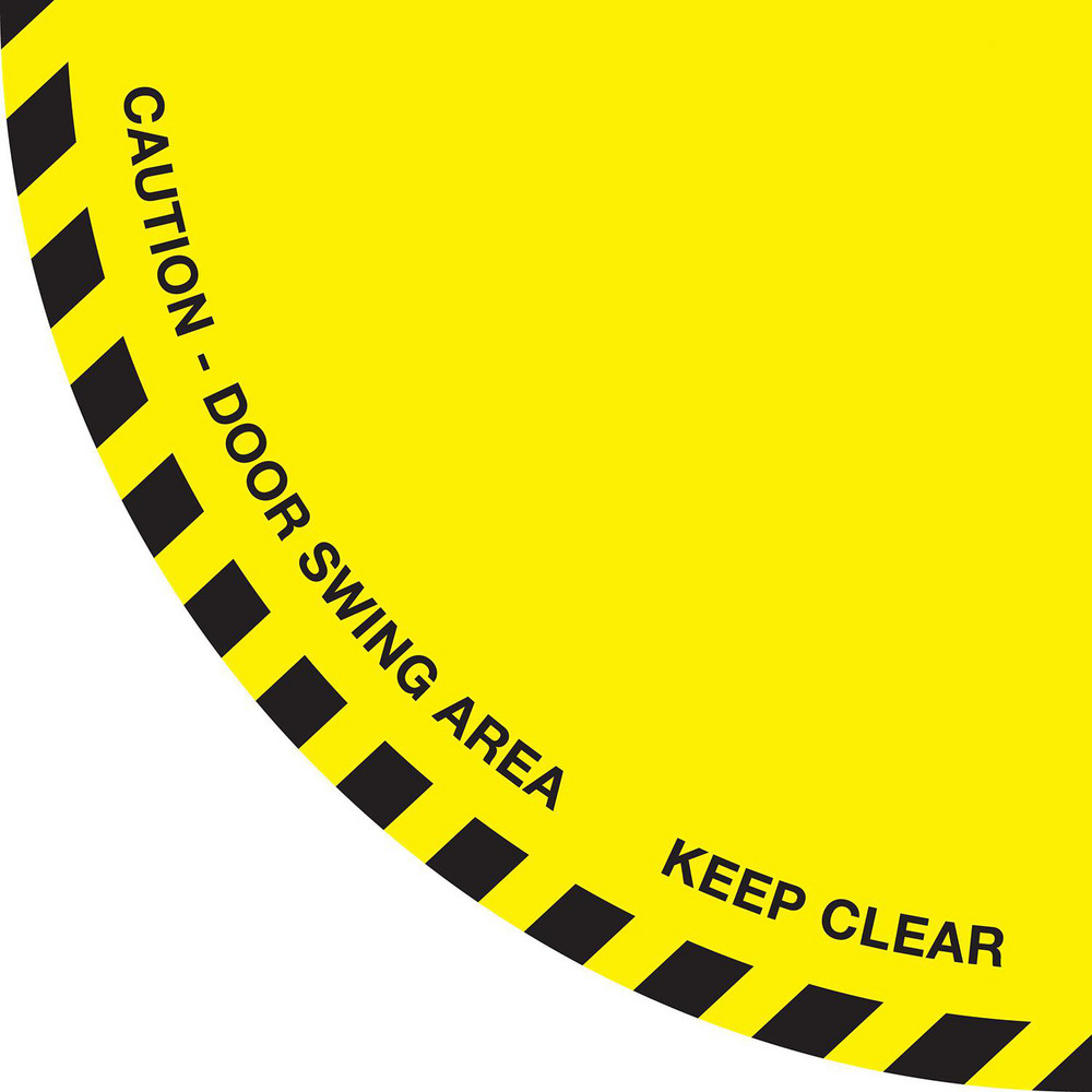 Mighty Line - Adhesive Backed Floor Signs: Message Type: Traffic ...