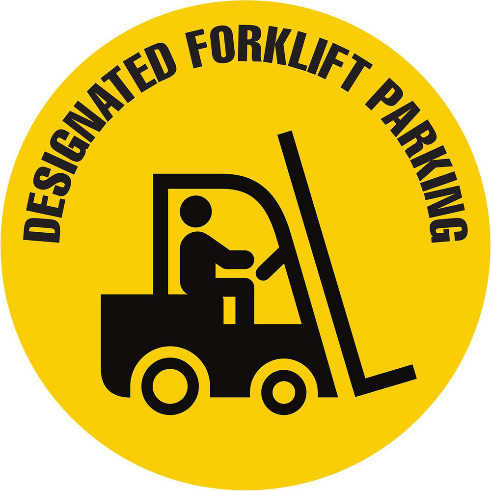 Mighty Line - Adhesive Backed Floor Signs: Message Type: Traffic ...