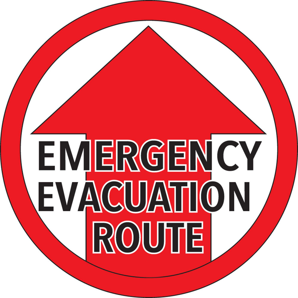 Mighty Line - Adhesive Backed Floor Signs: Message Type: Entrance ...