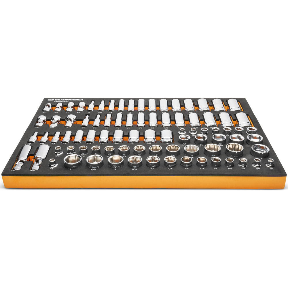 GEARWRENCH - Socket Set: Deep Standard, 85 Pc, 3/8" Drive | MSC Direct
