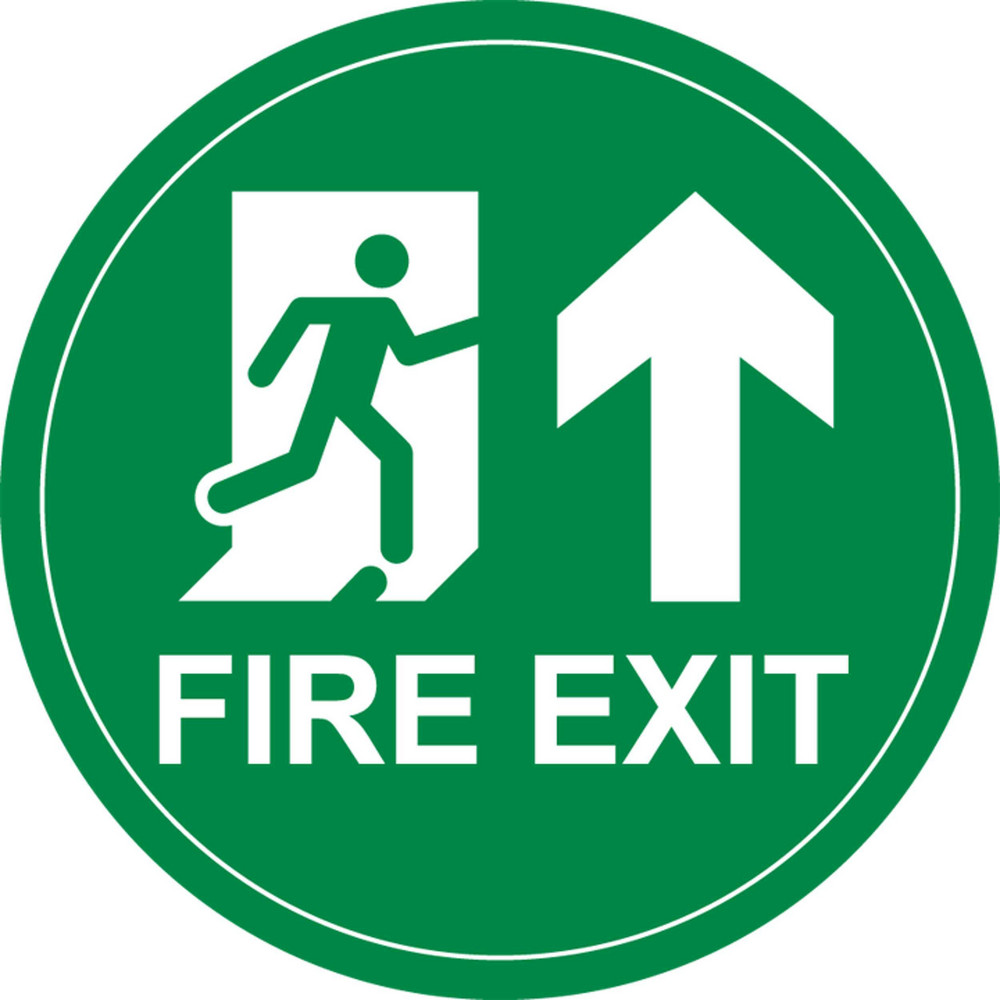 Mighty Line - Adhesive Backed Floor Signs: Traffic Control, Entrance ...