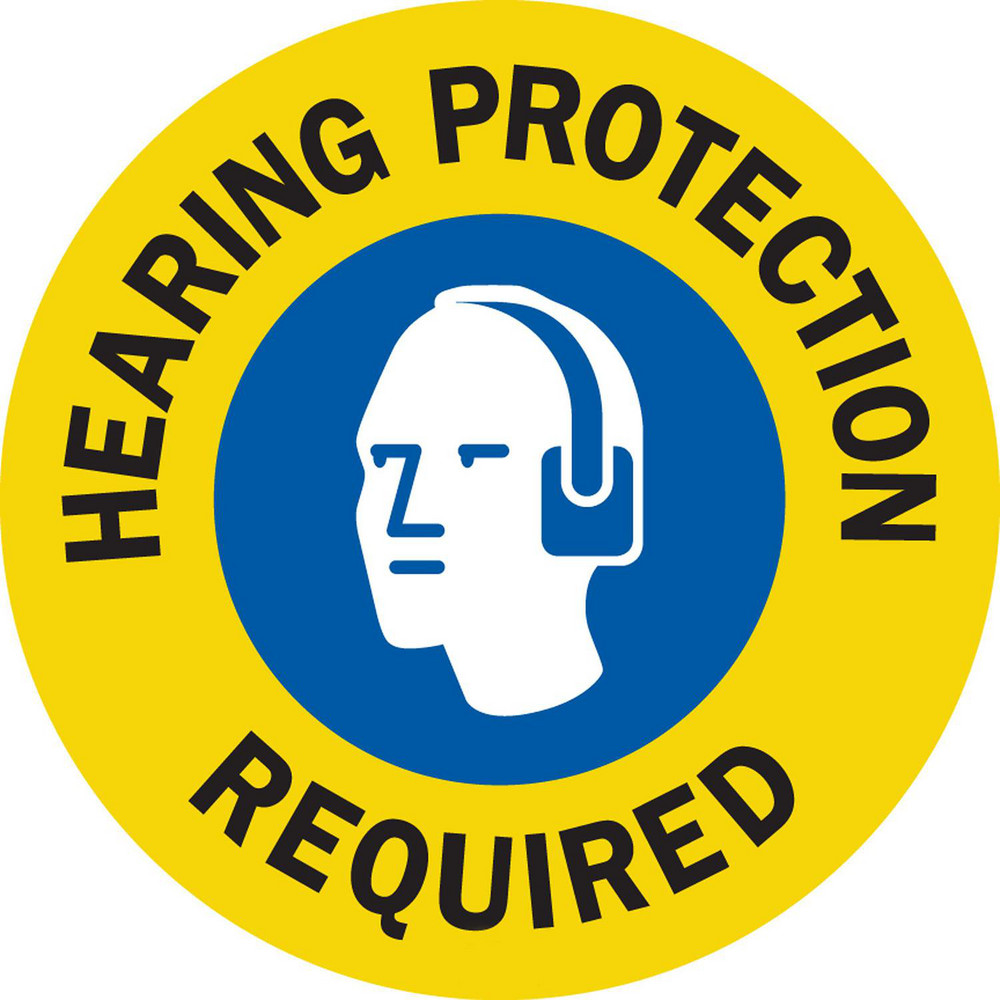 Mighty Line - Adhesive Backed Floor Signs: Message Type: Restroom ...