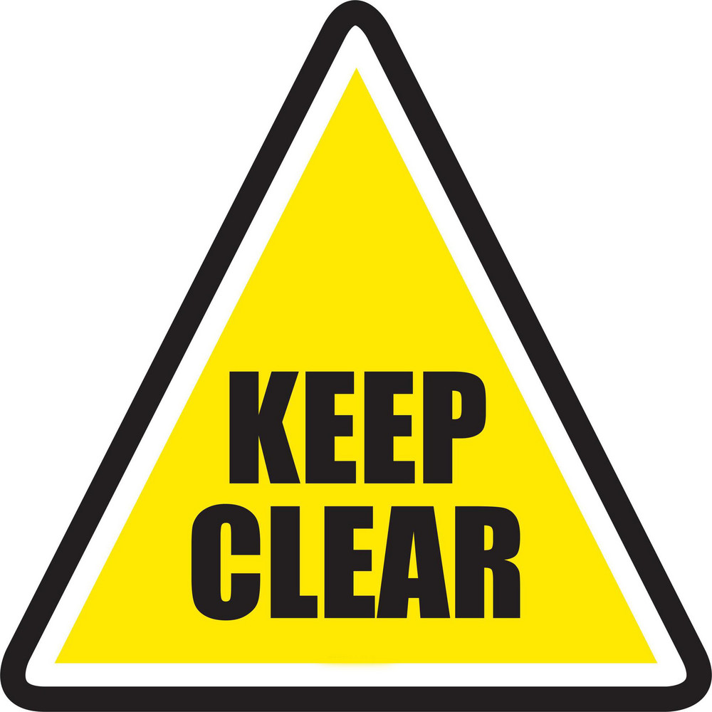 Mighty Line - Adhesive Backed Floor Signs: Message Type: Traffic ...