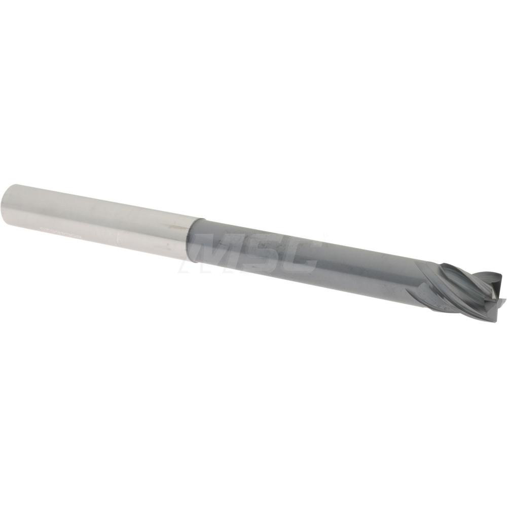 Accupro - Corner Chamfer End Mill: 1/2" Dia, 5/8" LOC, 4 Flute, 0.0150 ...