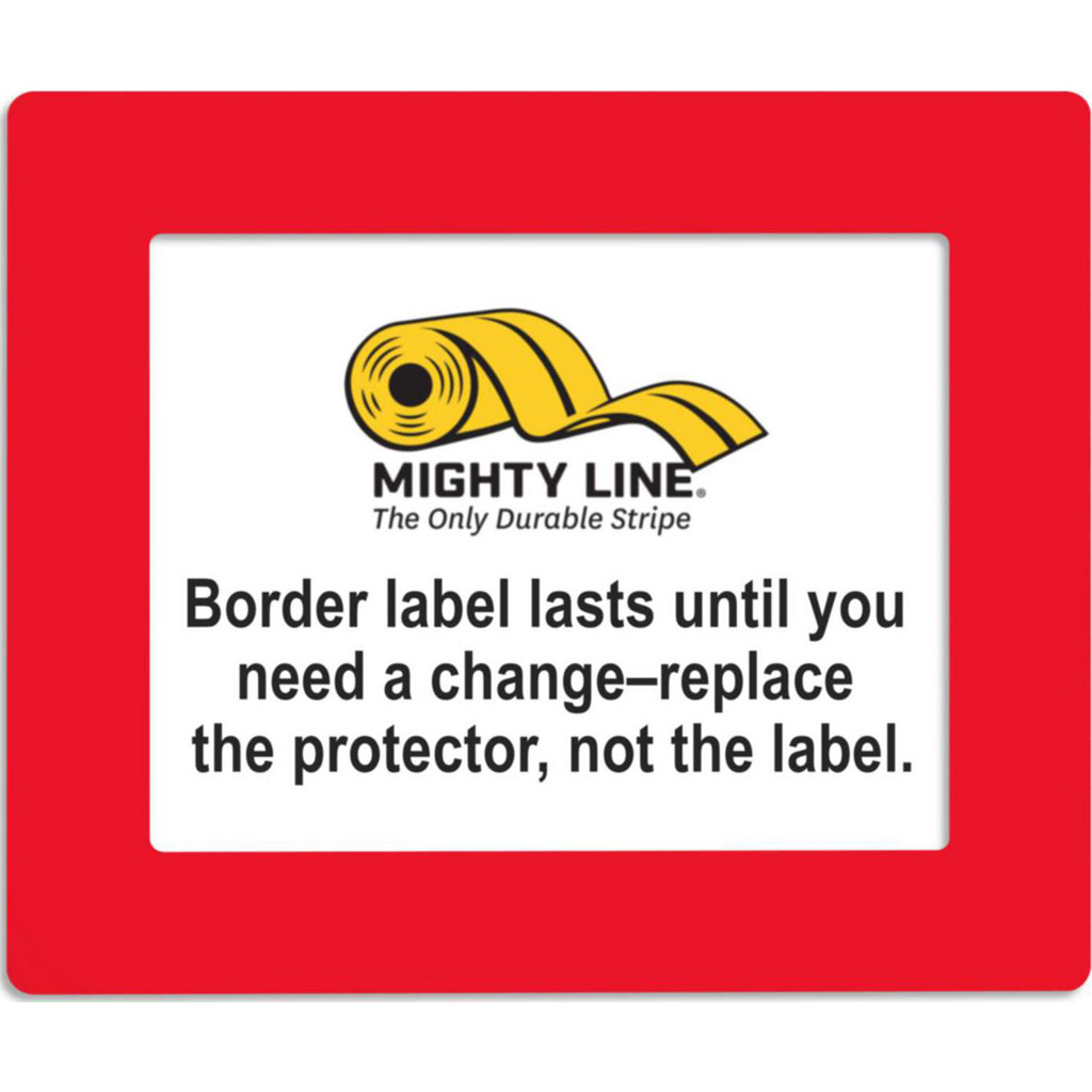 Mighty Line - Floor & Aisle Marking Tape: 11" Wide, PVC | MSC Direct