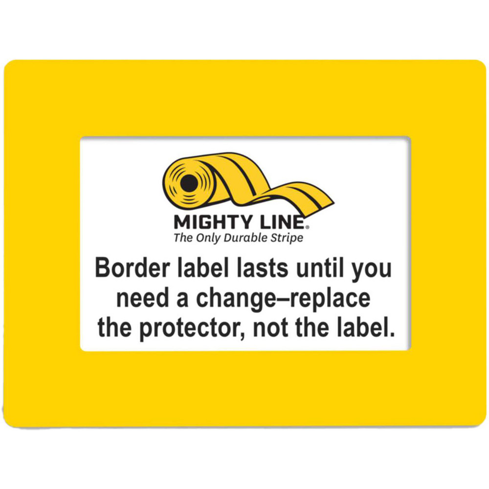 Mighty Line - Floor & Aisle Marking Tape: 8-1/2" Wide, PVC | MSC Direct