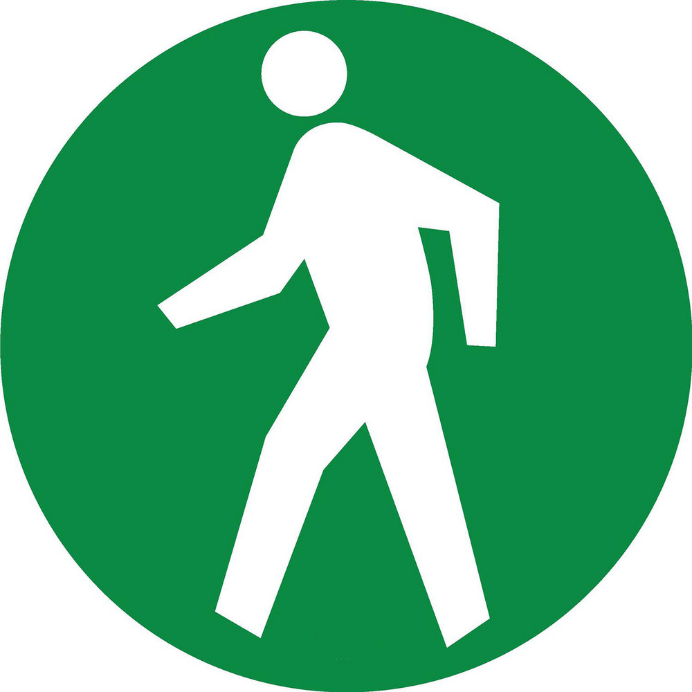 Mighty Line - Adhesive Backed Floor Signs: Message Type: Traffic ...
