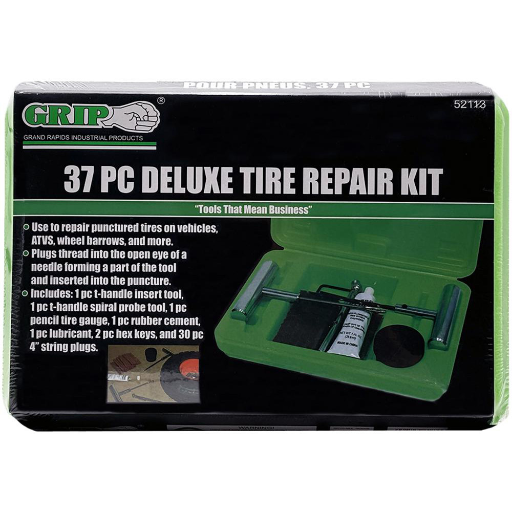 Grip-On - Tire Repair Kits: Kit Type: Plug, Patch; Container Type ...