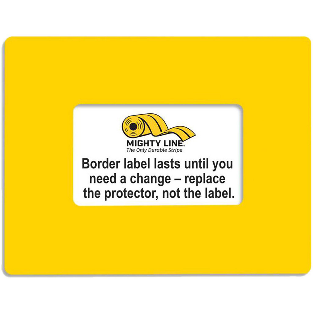 Mighty Line - Floor & Aisle Marking Tape: 5" Wide, PVC | MSC Direct