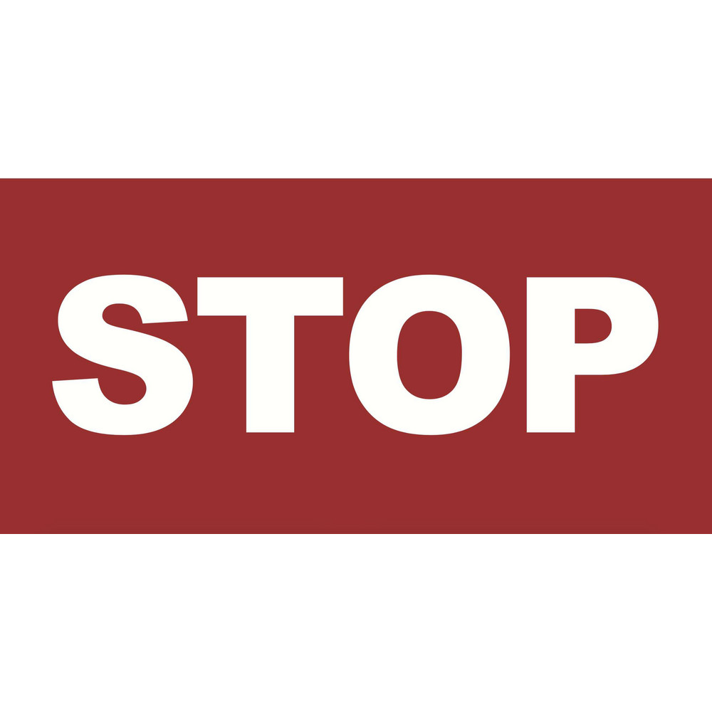 Mighty Line - Adhesive Backed Floor Signs: Message Type: Traffic ...
