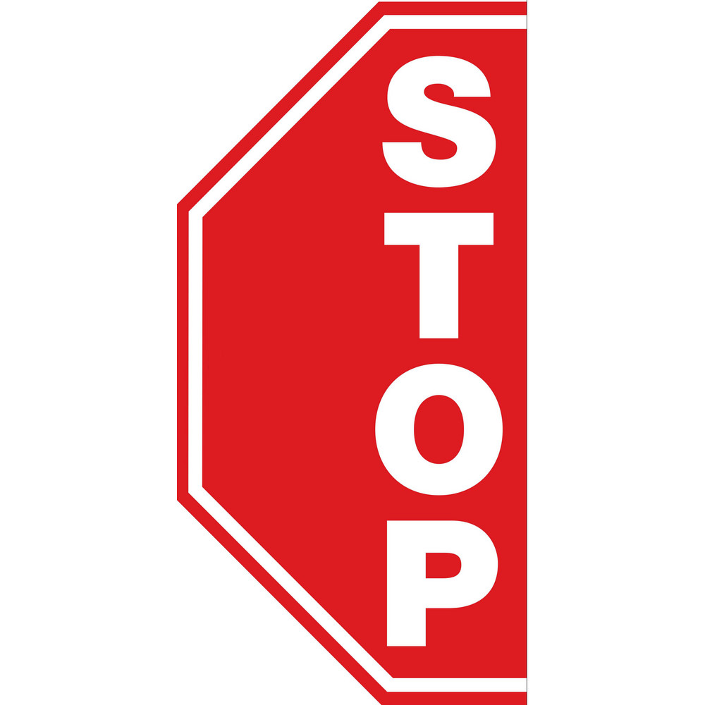 Mighty Line - Adhesive Backed Floor Signs: Message Type: Traffic ...