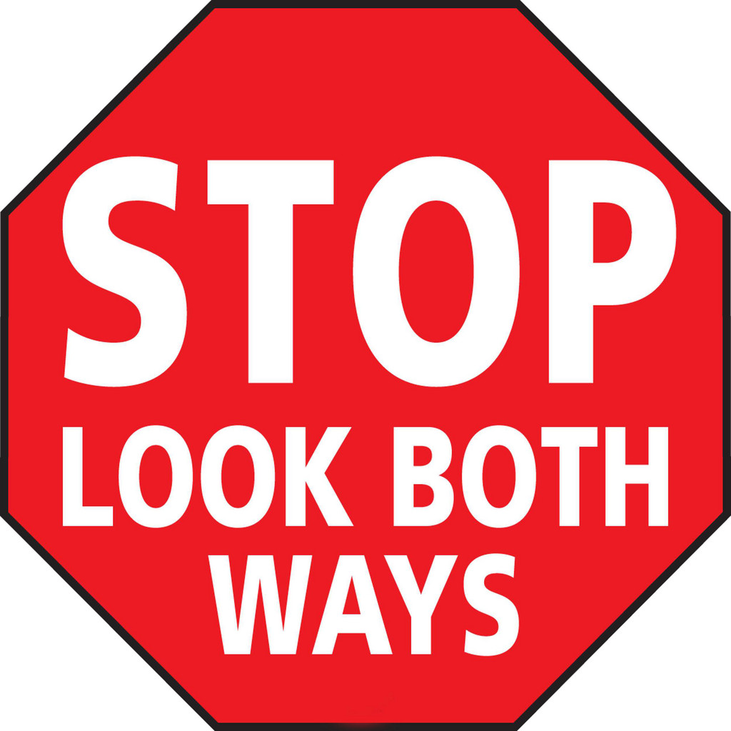 Mighty Line - Adhesive Backed Floor Signs: Message Type: Traffic ...
