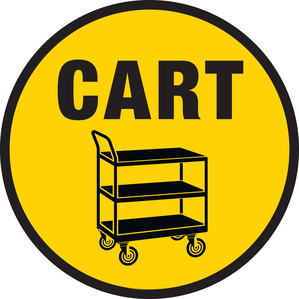 Mighty Line - Adhesive Backed Floor Signs: Traffic Control, General ...
