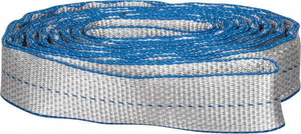 Lift-All - 12' Long x 2" Wide 12,800 Lb Basket Capacity Polyester Web ...