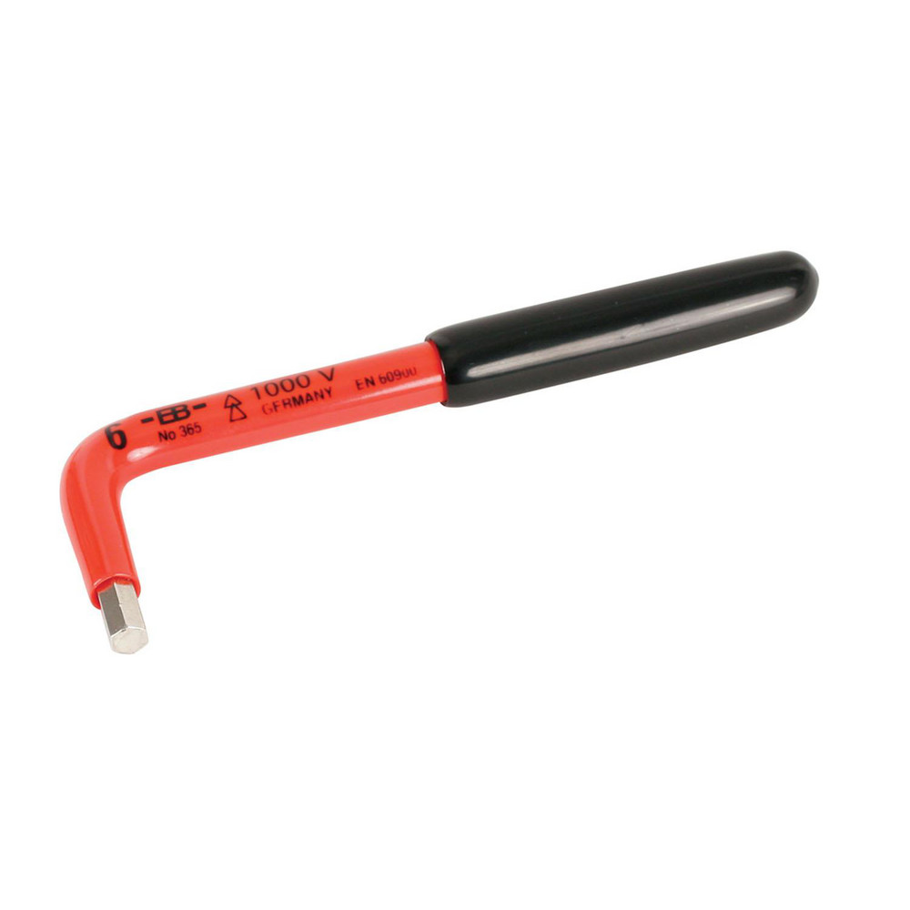 Wiha - L-Handle Hex Key: 6.000 mm, Hex End, Long Arm | MSC Direct