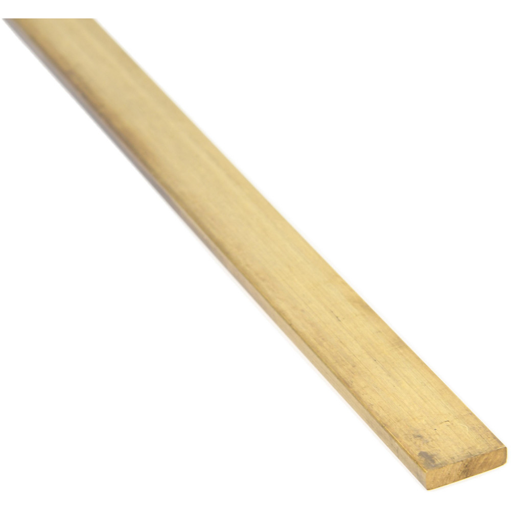 Value Collection - 1/2 Inch Wide x 1/8 Inch Thick x 36 Inch Long, Brass ...
