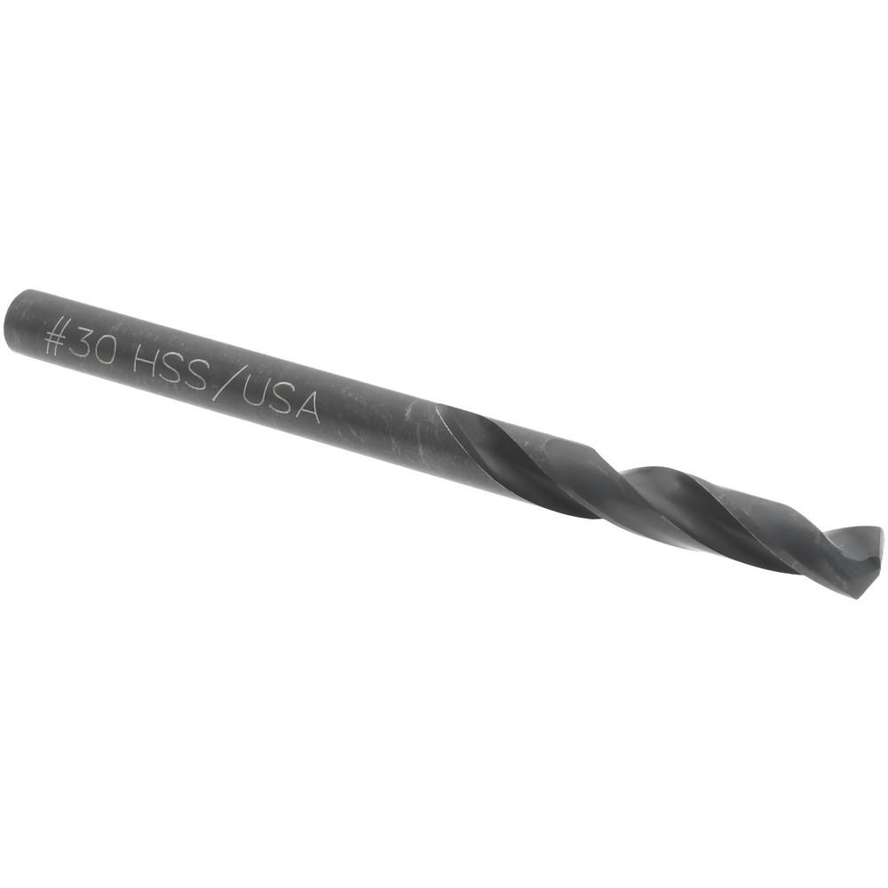 Titan USA - Screw Machine Length Drill Bit: #30 (0.1285) Dia, 135 deg ...