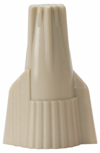 3M - Wing Twist-On Wire Connector: Tan, Flame-Retardant, 2 AWG | MSC Direct