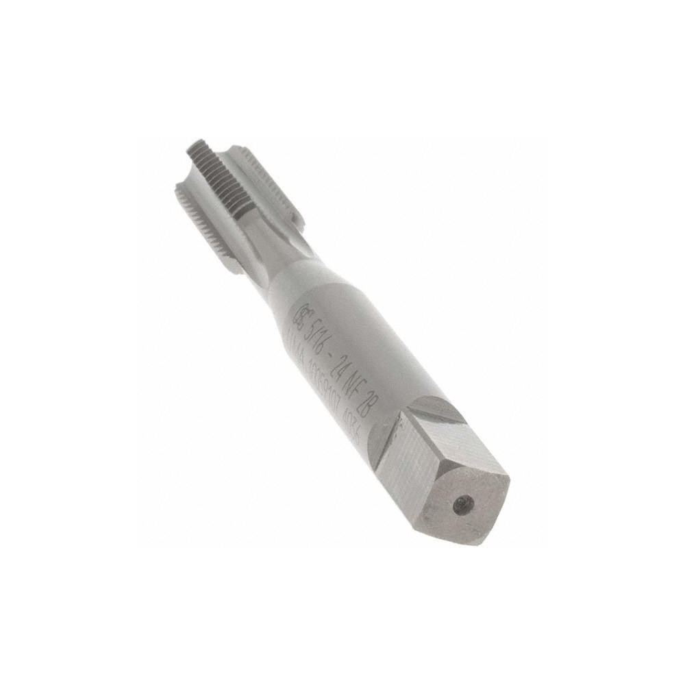 OSG - Straight Flute Tap: 5/16-24 UNF, 4 Flute, Bottoming Chamfer, 2B ...