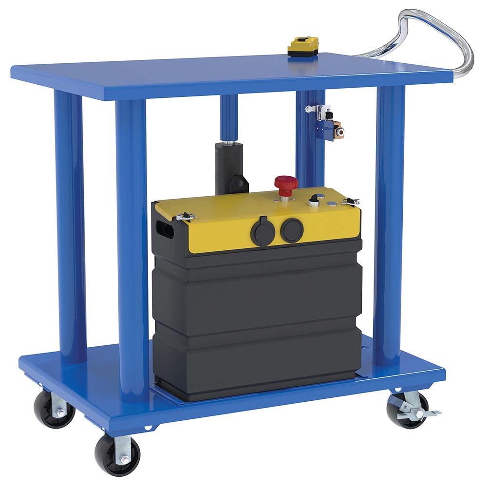 Vestil - Mobile Battery Lift Table: 2,000 lb Capacity, 36-1/2 to 54-1/2 ...
