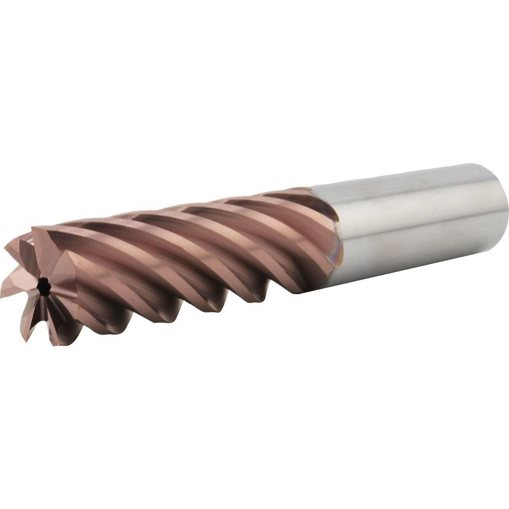 SGS - Square End Mill: 1/2" Dia, 1-1/2" LOC, 7 Flute, Solid Carbide ...