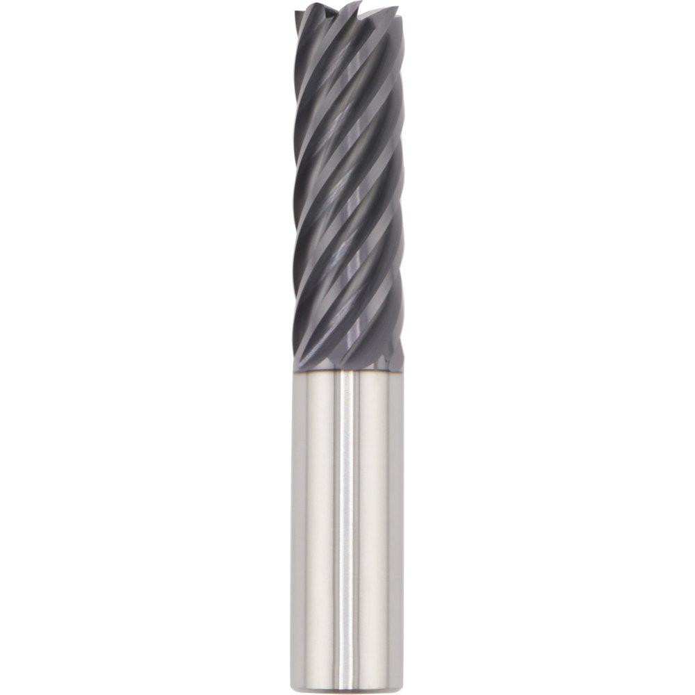 SGS - Square End Mill: 25.00 mm Dia, 63.0000 mm LOC, 7 Flute, Solid ...
