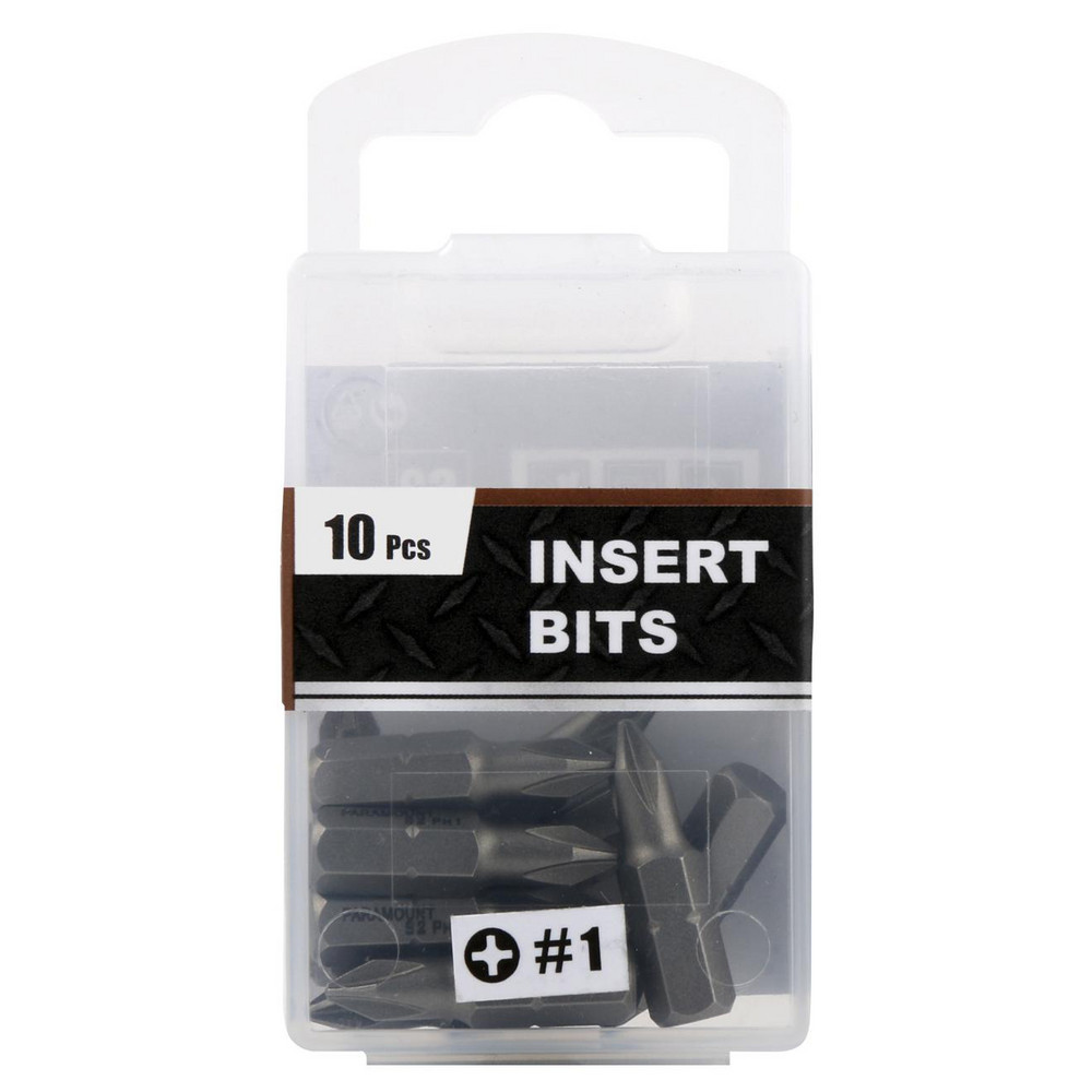 Paramount - Phillips Screwdriver Bits; Point Size: #2; Drive Size: 1/2 ...