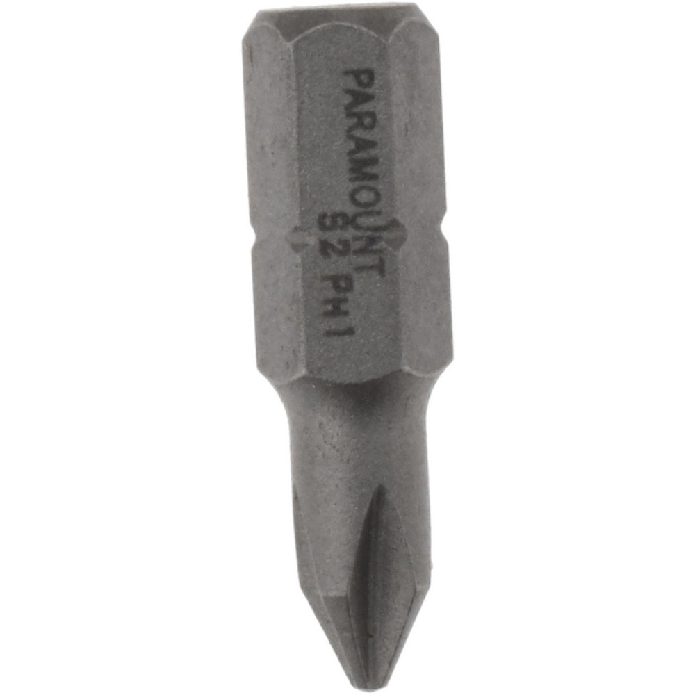 Paramount - Phillips Screwdriver Bits: Point Size: #1; Drive Size (Inch ...