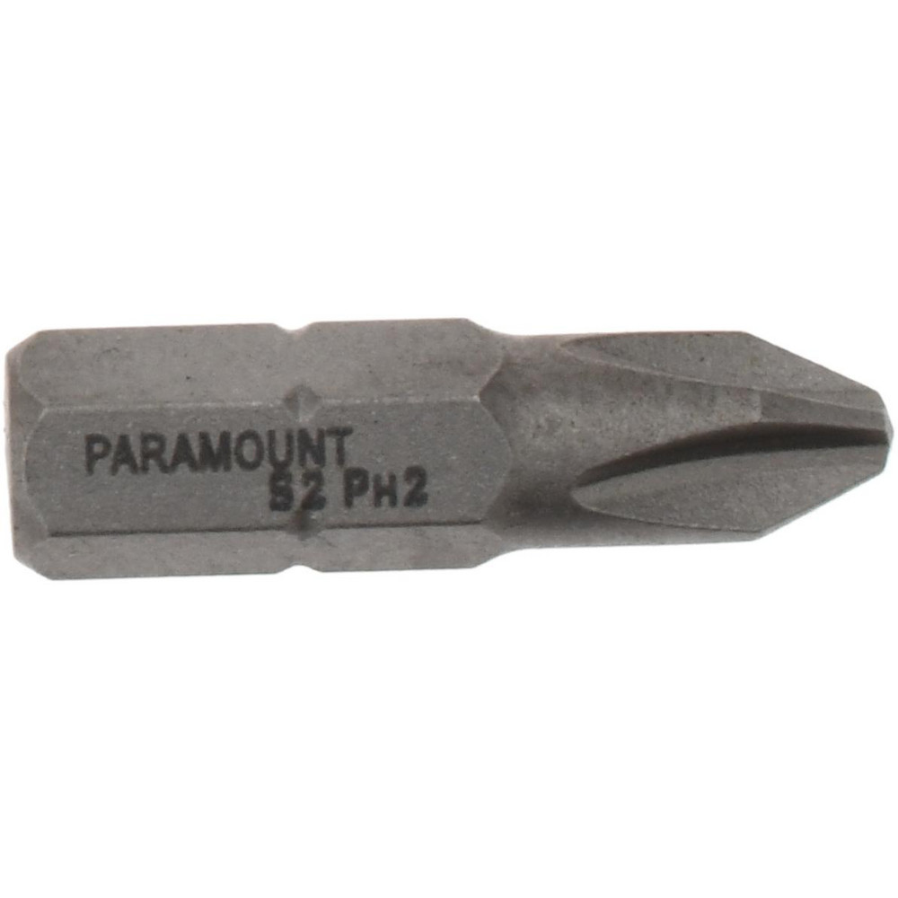 Paramount - Phillips Screwdriver Bits: Point Size: #2; Drive Size (Inch): 1/2 | MSC Direct